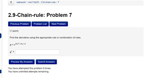 solved find the derivative using the appropriate rule or