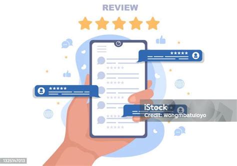 피드백 평가 알림 및 사용자 경험 개념에서 좋거나 나쁜 비율로 별을 주는 벡터 일러스트 고객 검토 고객에 대한 스톡 벡터 아트 및 기타 이미지 Istock