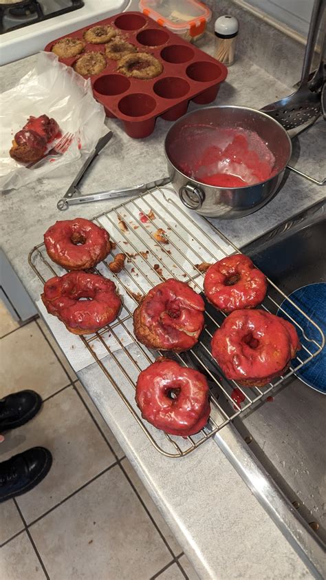 I Made Raspberry Donuts Rdonuts