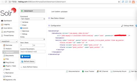 将 MySQL 的全量数据导入到 Apache Solr 中 过往记忆 将 MySQL 的全量数据导入到 Apache Solr 中 过往记忆