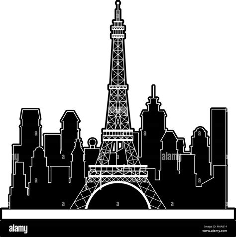 Eiffel Tower Symbol Stock Vector Image Art Alamy