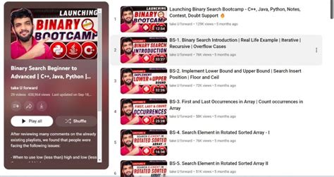 Rohit Kulkarni On Linkedin Coding Algorithms Striver Binarysearch Learning Datastructures