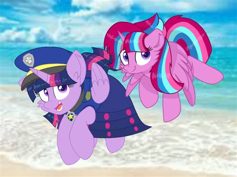 2273591 Safe Artist Rainbow Eevee Edits Artist 徐詩珮 Character Twilight Sparkle Character