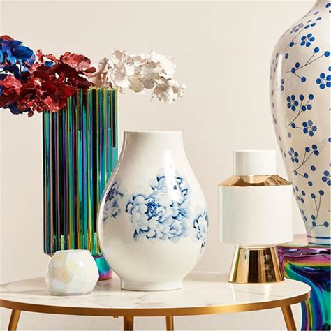 Pols Potten Object Vase Small Unisex Whitegold Flannels