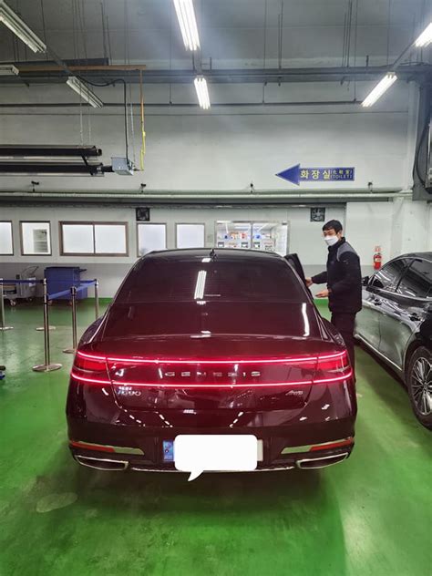 G90 차주님 의뢰 이번사고로 저희 카타고 렌터카를 카타고렌터카 사고대차단기렌트