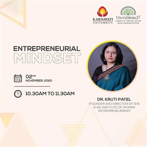 Drkruti Patel On Linkedin Entrepreneurship Mindset