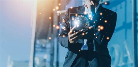 Premium Photo Global Network Connections Innovative Technology In Science And Communication