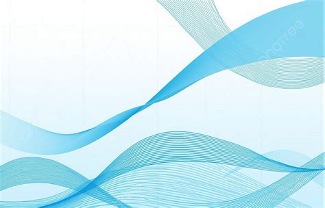 Abstract Blue And White Wavy Line Pattern Artwork Swirl Style