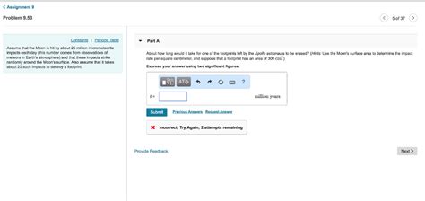 Solved Assignment 9 Problem 953 5 Of 37 Part A Assume That
