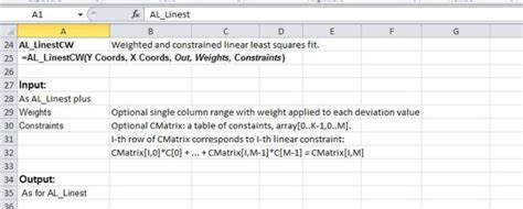 Alglib Linear And Polynomial Fitting Functions Newton Excel Bach Not Just An Excel Blog
