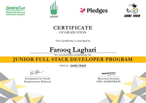 Farooq Laghari On Linkedin Techalohalogix Fullstackdeveloper