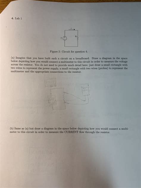 Solved Lab Figure Circuit For Question A Chegg