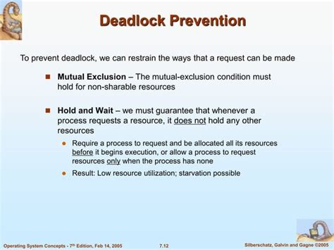 Lecture 10 11 For Deadlock Operating Systemppt
