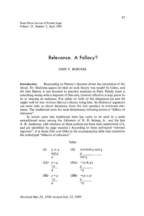 Relevance A Fallacy Schemes And Mind Maps Logic Docsity