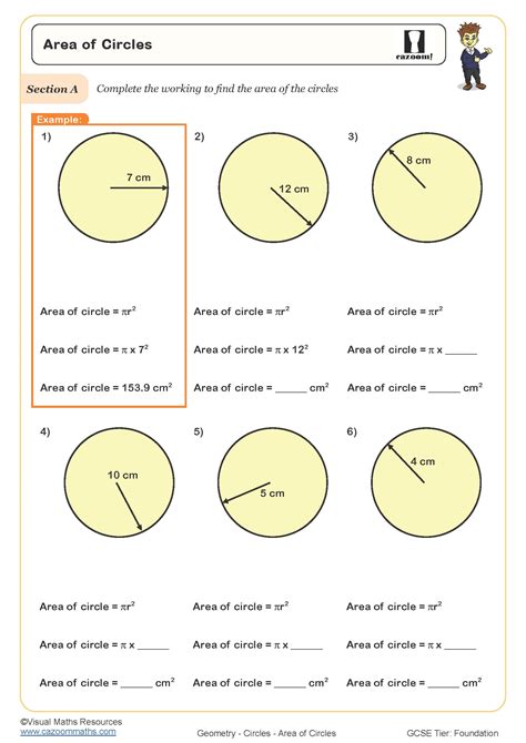 Area Of Circles Worksheet By Teach Simple Worksheets Library