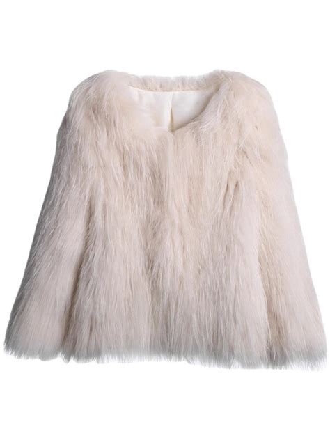 여우 모피 짧은 모피 코트 여성 모피 And 인조 모피