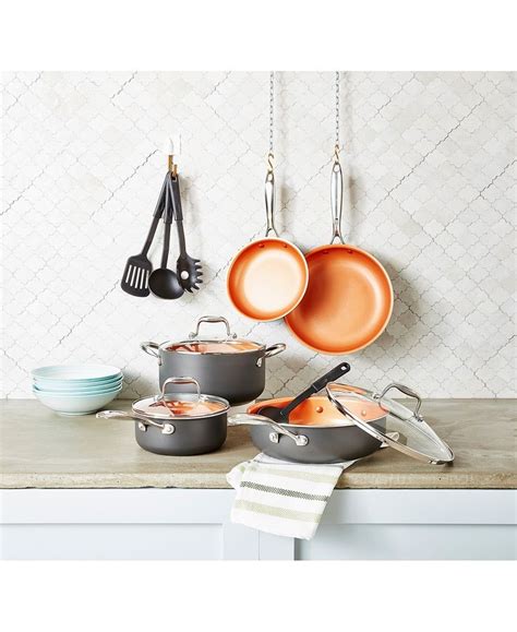 Crux 12 Pc Copper Titanium Cookware Set Created For Macys Cookware