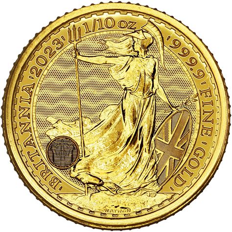 2023 Kciii 110 Ounce Gold Britannia Bullion Coin Chards