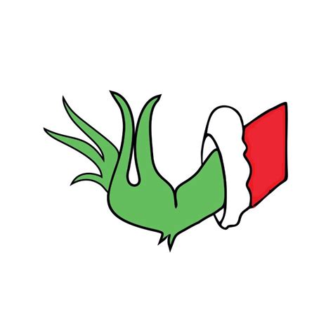 The Grinch Vector Hand