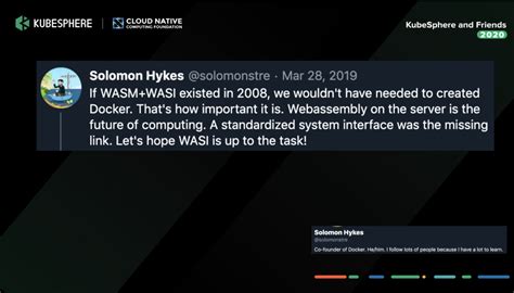 云计算 云原生的 Webassembly 能取代 Docker 吗？ 个人文章 Segmentfault 思否