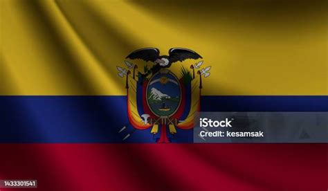 에콰도르 깃발 흔들기 애국심과 국가 디자인에 대한 배경 벡터 일러스트 레이 션 0명에 대한 스톡 벡터 아트 및 기타 이미지 0명 3차원 형태 개념과 주제 Istock