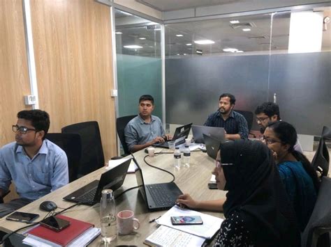 Conducting A Meeting With Digitech Hrms Team Showing The The Functions Tahmid Hassan Ridoy