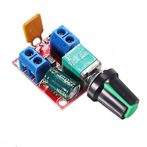 DC V To V A Mini Motor PWM Speed Controller Ultra Small LED Dimmer Speed Switch Governor