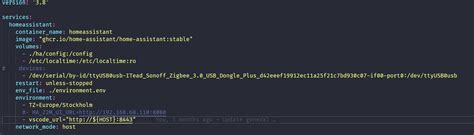 installation of zha in docker environment installation home