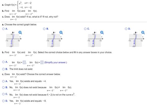 Solved A Graph Fx X Xz 2 B Find Lim Fx And Lim