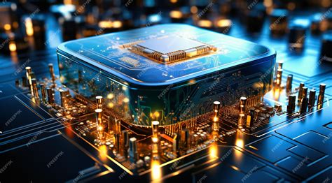 Premium Ai Image Image Of An Electronic Pcb Of A Human Brain