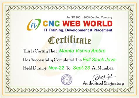 Mamta Ambre On Linkedin Javafullstack Certified Frontend Backend Achievementunlocked