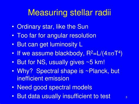 Ppt Challenges In The Measurement Of Neutron Star Radii Powerpoint
