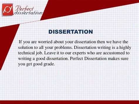 Best Dissertation Writing Services Provider Perfect Dissertation Uk