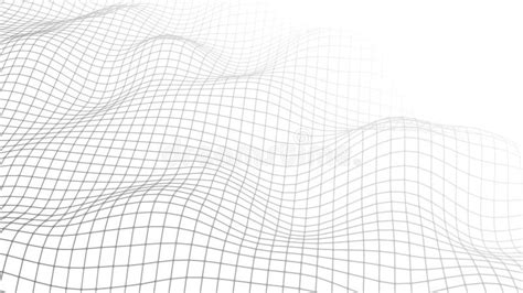 Abstract Background Neural Network Vector Perspective Grid On White