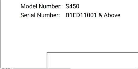 Bobcat S Skid Steer Loader Serial Number B ED Above Spare Parts Manual Parts Catalog