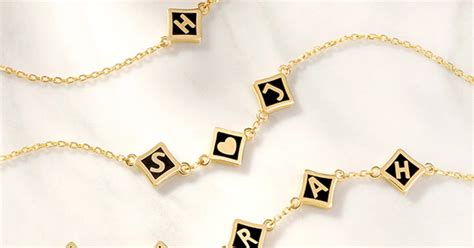 골드팡 ‘14k·18k 셀렉션블랙 이니셜 팔찌 출시