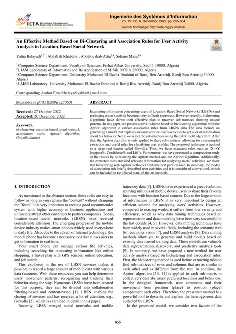 Pdf An Effective Method Based On Bi Clustering And Association Rules