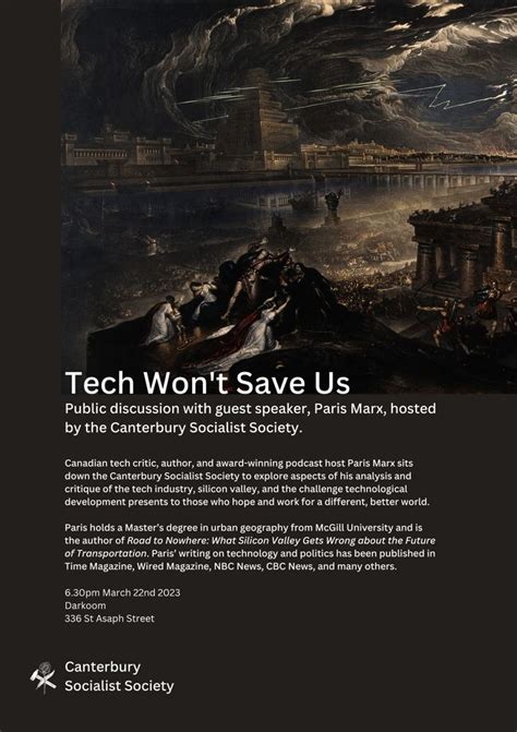 Css Bonus Event Tech Wont Save With Guest Speaker Paris Marx