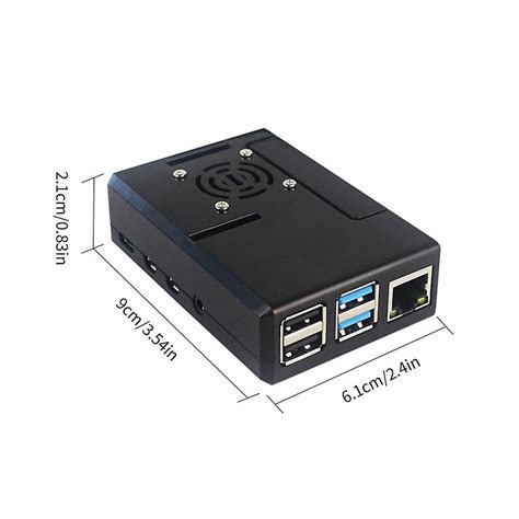 Enclosure Box For Rpi 4 Protector With Gpio Access Removable Gpio Cover