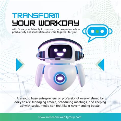 Meet Dave Your Ai Assistant For Productivity Millennial Web3 Group Posted On The Topic