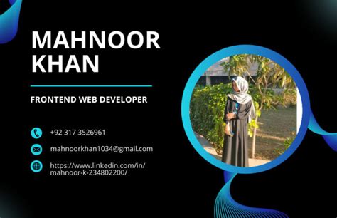 Be Your Frontend Web Developer By Mahnoorjawaidkh Fiverr