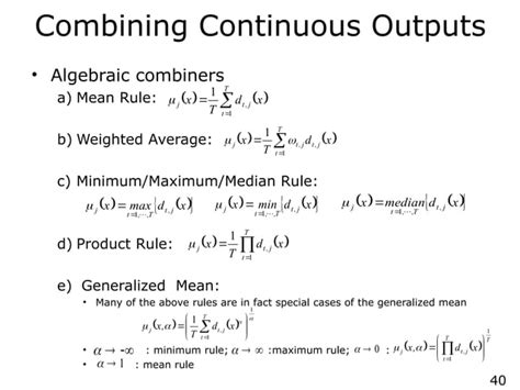 Introduce To Approaches Of Classifiers Combination Ppt