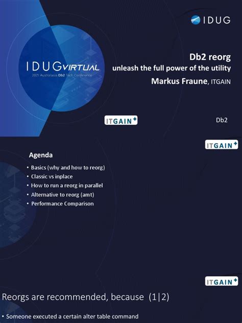 Db2 Reorg Pdf Database Index Ibm Db2