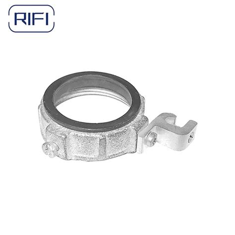 Insulated Rigid Grounding Bushing Malleable Iron Conduit Bushing With Aluminum Lug Imc Conduit