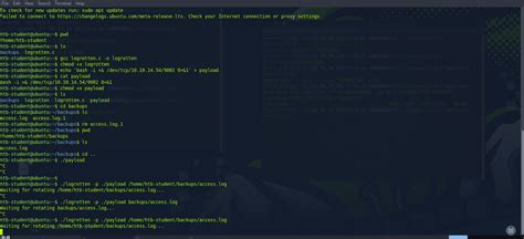 linux privilege escalation logrotate page 2 academy hack the