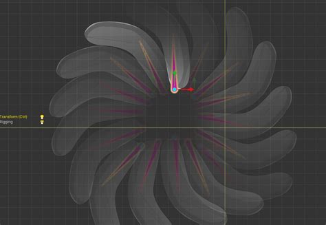 rotation in the transform modifier