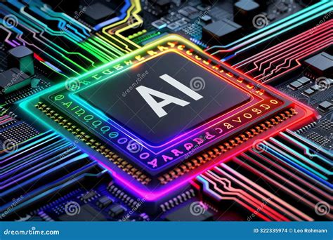 Advanced Electronics Feature Extensive Pcb With Metallic Insectoid Like Components Stock Image
