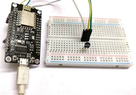 Iot Digital Thermometer Using Nodemcu Esp 12 And Lm35 Temperature Sensor