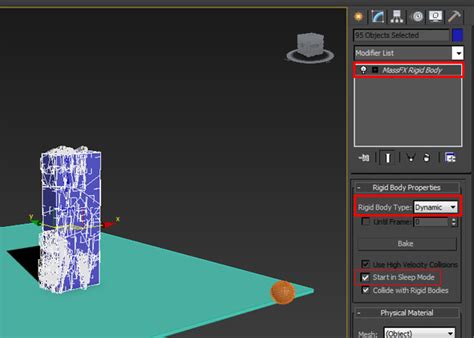 Breaking Objects With MassFx In Ds Max Envato Tuts