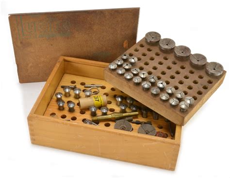 Sold Price Levin 8mm Lathe Collets Set In Original Box Watchmaker